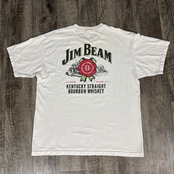Shirts | Vintage Jim Beam Bourbon Whiskey Graphic T Shirt | Poshmark